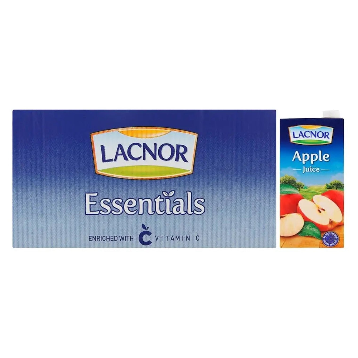 Buy Lacnor Apple Juice Essentials - (12x1l) Online in UAE at Wholesale ...